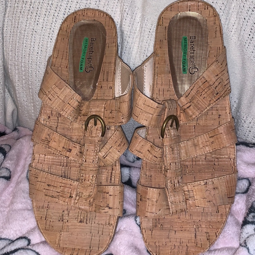 Bare Traps Memory Foam Sandals - Gem